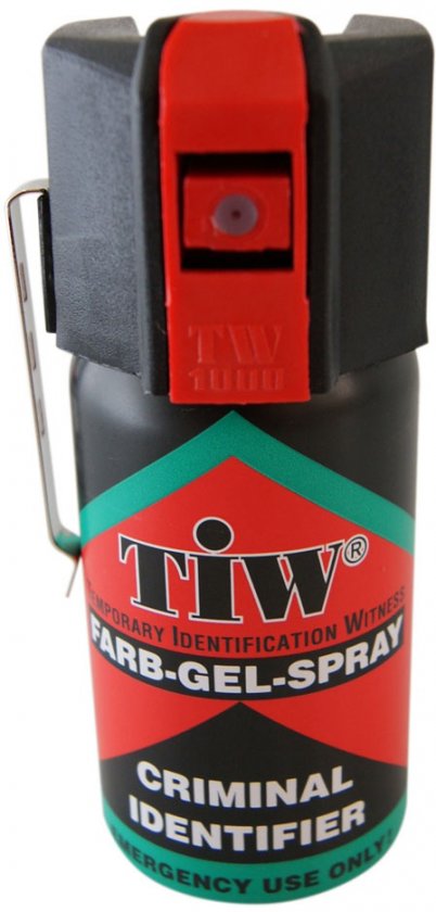 TIW Criminal Identifier Gel Pepper Spray with Pocket Clip | Balistas.shop