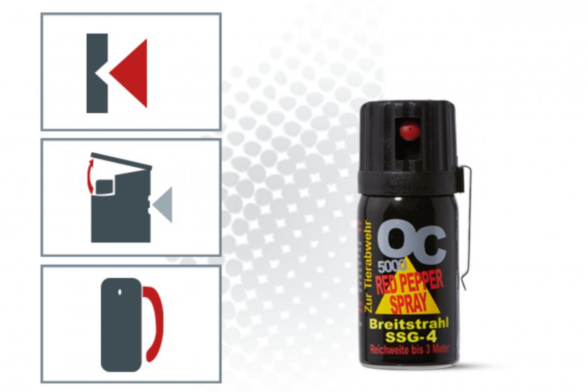 Defence spray KKS OC 5000 SSG 4 40ml | Balistas.shop