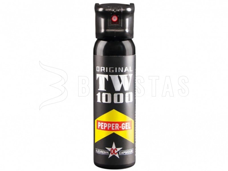Defence Spray TW1000 Pepper GEL OC Jet 100ml | Balistas.shop