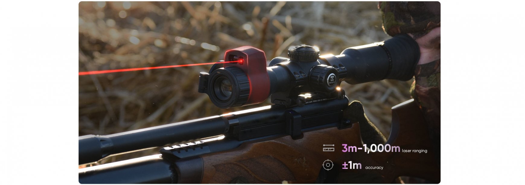 Hikmicro ALPEX 4K Lite A40EL Night Vision Scope (with laser rangefinder ...